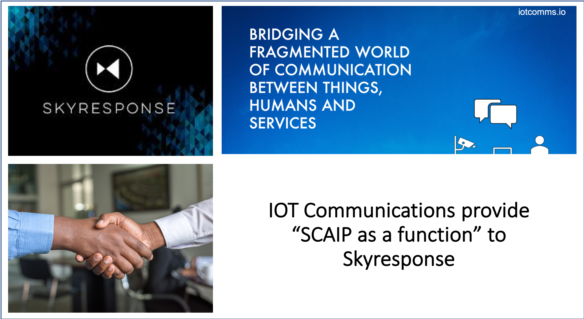 IOT Communications provide “SCAIP as a function” to Skyresponse