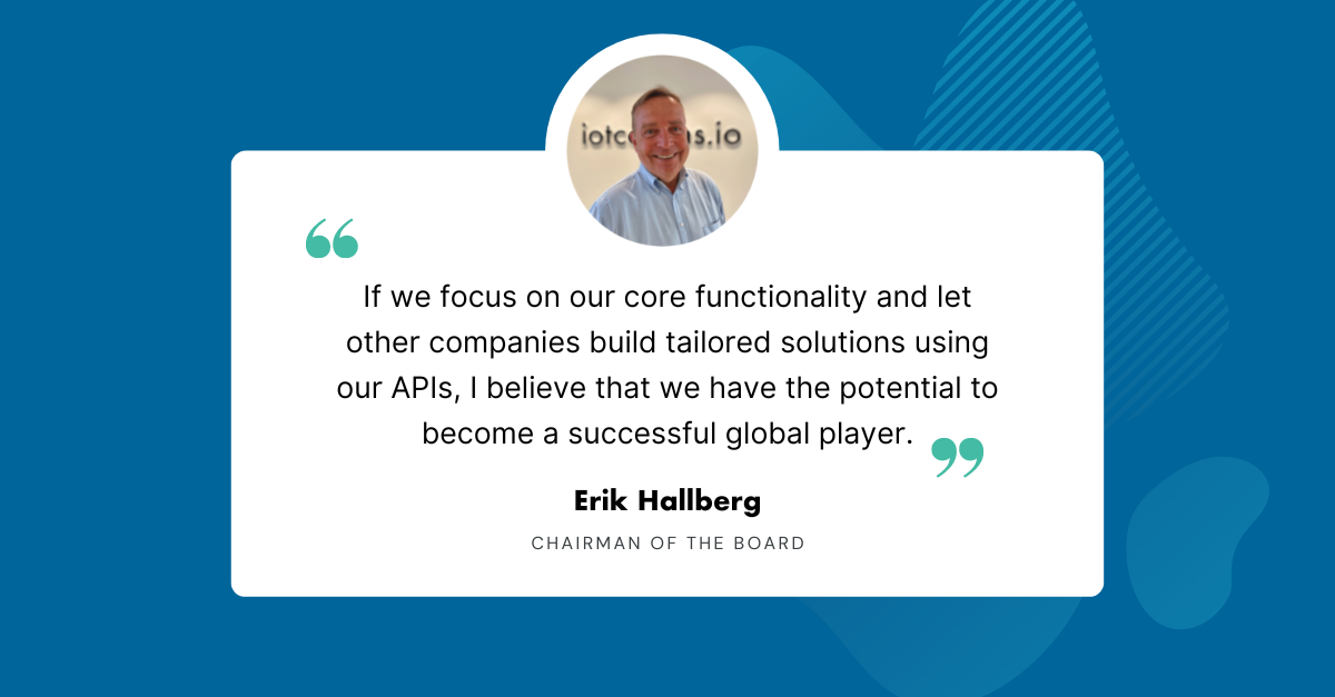 Meet Erik Hallberg – Chairman of the Board of iotcomms.io